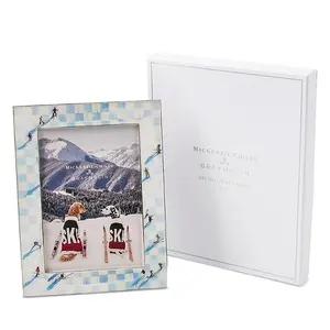 MACKENZIE-CHILDS Gray Malin Ski Holiday Silver Plated Frame, 5 X 7 Exclusive - No Color