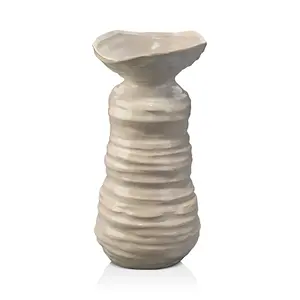 JAMIE YOUNG CO. Marine Ceramic Decorative Vase - Cream