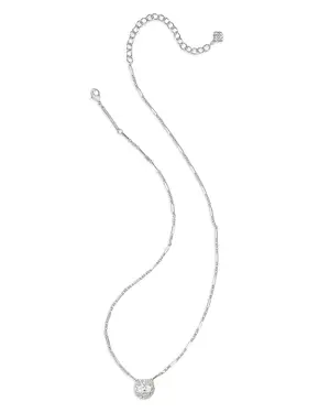 Kendra Scott Bella Crystal Pendant Necklace - Silver