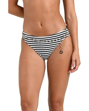 L'Agence Nicole Voyage Classic Bikini Bottom - Black