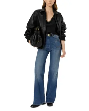 Gerard Darel Nima Leather Jacket