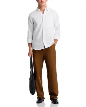 Ami Wide Fit Wool Trousers