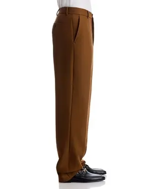 Ami Wide Fit Wool Trousers