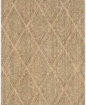 DASH & ALBERT Dash Albert Annie Selke Rda430 Diamond Natural Sisal Area Rug, 2'0x3'0