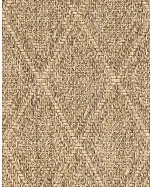 DASH & ALBERT Dash Albert Annie Selke Rda430 Diamond Natural Sisal Area Rug, 2'0x3'0
