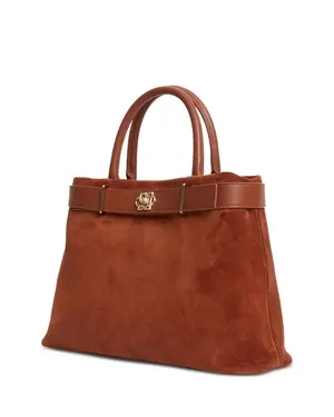 Simkhai Roan Suede Top Handle Tote