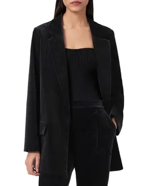 ALLSAINTS Aleida Velvet Blazer