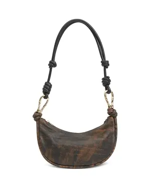 Simkhai Avery Leather Shoulder Bag - Distressed
