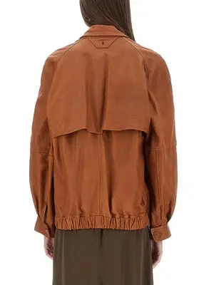 SALVATORE SANTORO Leather Jacket - Buff