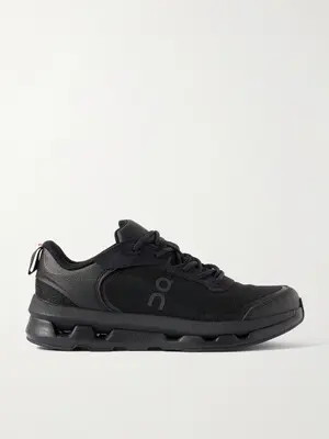 On Zendaya Cloudzone Moon Rubber-trimmed Mesh Sneakers - Black