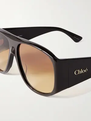 Chloé Izia Aviator-style Sunglasses - Brown