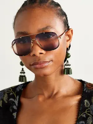Chloé Ivy Aviator-style Sunglasses