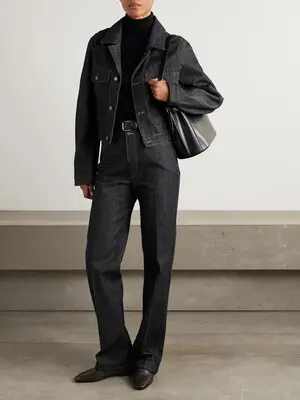 LEMAIRE Cropped Organic Denim Jacket
