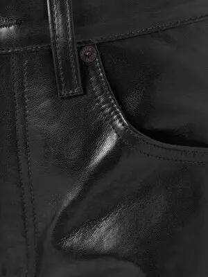 AGOLDE Kick Boot Recycled Leather-blend Flared Pants