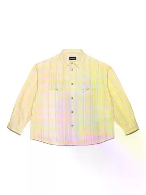 MAINLESS Flap Pocket Button-up Shirt - Yellow