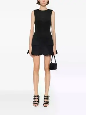Cynthia Rowley Scallop Flounce Dress