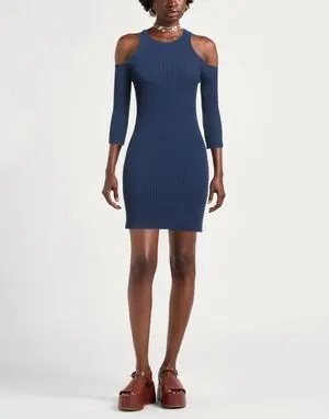 KONTATTO Ribbed-knit Mini Dress