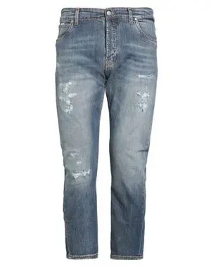 LIU •JO MAN Tapered Jeans With Distressed Detailing