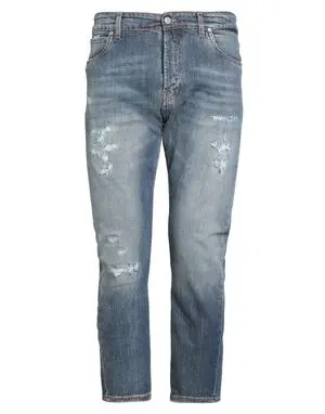 LIU •JO MAN Tapered Jeans With Distressed Detailing