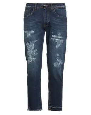 LIU •JO MAN Straight-leg Jeans With Distressed Detailing