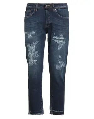 LIU •JO MAN Straight-leg Jeans With Distressed Detailing