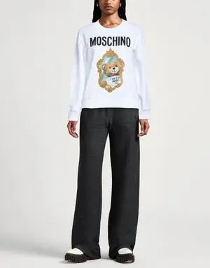 Moschino Couture Organic Cotton Sweatshirt - White
