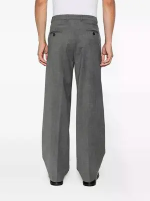 AMARANTO Pleat-detail Trousers