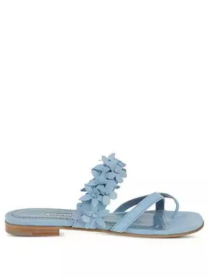 Manolo Blahnik Fiosa Sandals - Blue