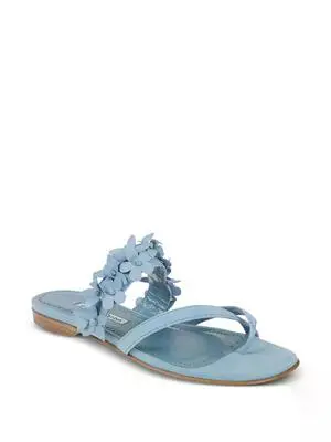 Manolo Blahnik Fiosa Sandals - Blue