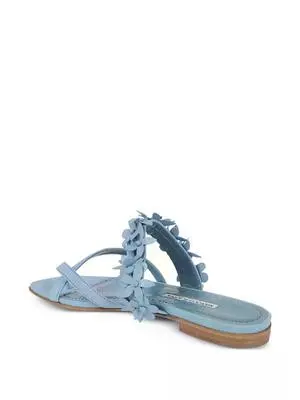 Manolo Blahnik Fiosa Sandals - Blue
