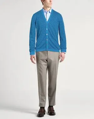 DANIELE FIESOLI Cotton Striped Knit Cardigan
