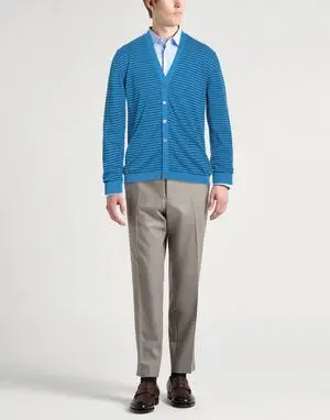 DANIELE FIESOLI Cotton Striped Knit Cardigan