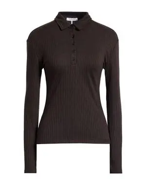 Rag & Bone Sweater In Dark Rayon, Polyester, And Elastane - Brown