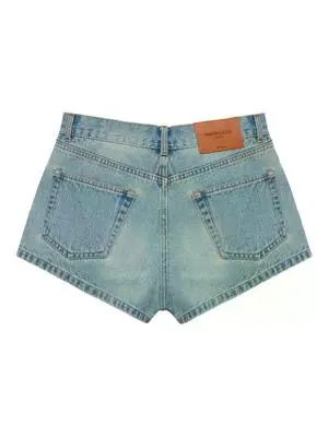 MAINLESS Denim Mini Shorts