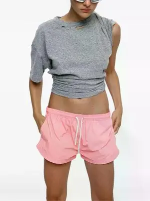MAINLESS Drawstring Mini Shorts - Pink