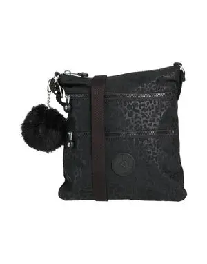 KIPLING Crossbody Bag With Leopard Print - Black