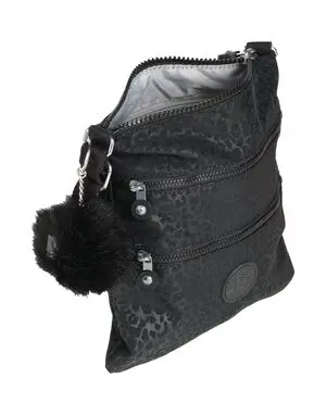 KIPLING Crossbody Bag With Leopard Print - Black