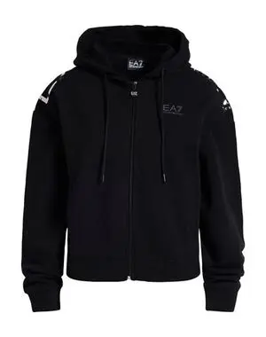 Ea7 Zip Up Sweatshirts Hoodies For Women