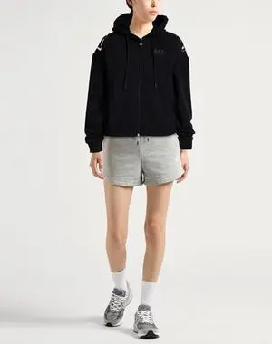 EA7 Cotton Blend Fleece Sweatshirt - Black
