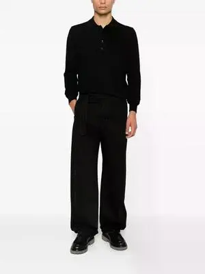 PAOLO PECORA Jacquard Polo Shirt
