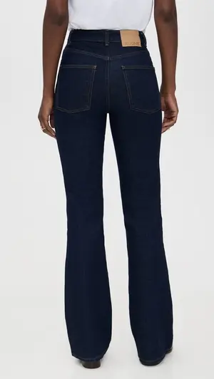 ALIGNE Straight Flare Leg Jeans