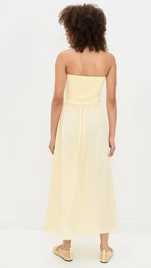Playa Lucila Strapless Combo Midi Dress