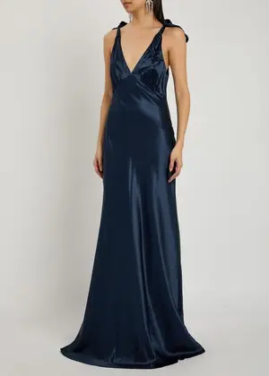 REFORMATION Pernille Silk Gown