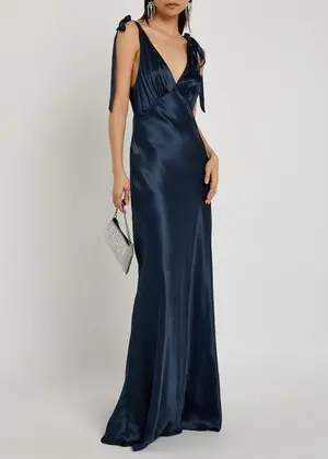 REFORMATION Pernille Silk Gown