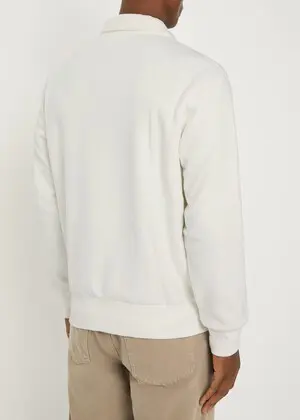 Polo Ralph Lauren Fleece Polo Jumper With Embroidered Designer Crest