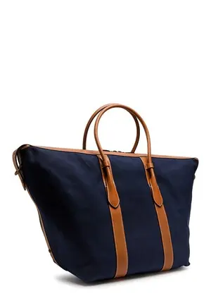 Polo Ralph Lauren Logo-embroidered Canvas Tote Bag - Navy
