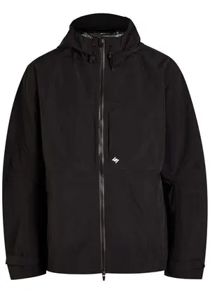 REPRESENT Hooded Shell Jacket With Logo Print