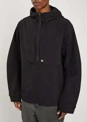 REPRESENT Hooded Shell Jacket With Logo Print