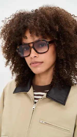 Illesteva Memphis Havana Sunglasses
