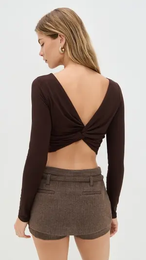 LE BOP Heidi Top - Chocolate